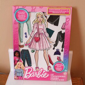Barbie | Toys | Barbie Paper Doll Set 3 Sheets Of Fashion Doll Stand ...